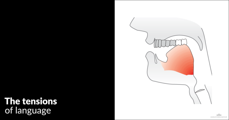 The tensions of language – Complete Vocal Institute